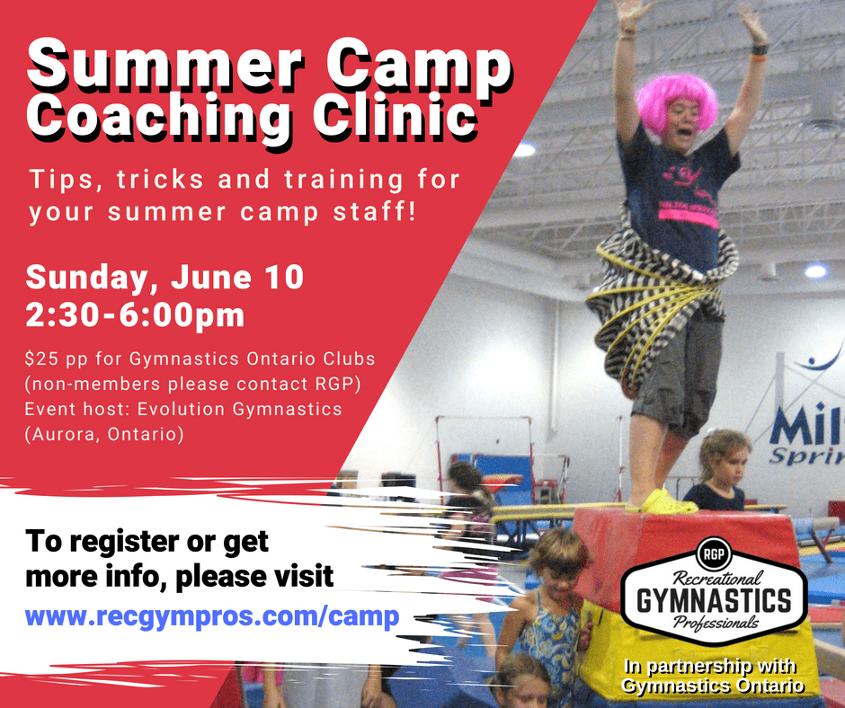 Summer Camp Coaching Clinic - Rec Gym Pros